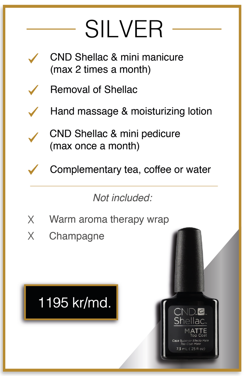 Shellac SILVER Subscription | STATEMENT COPENHAGEN – Statement Copenhagen